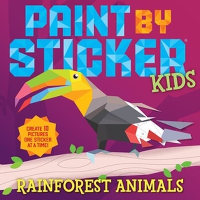 Paint by Sticker Kids: Rainforest Animals – EMKA