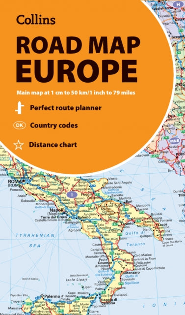 Collins Road Map of Europe – EMKA