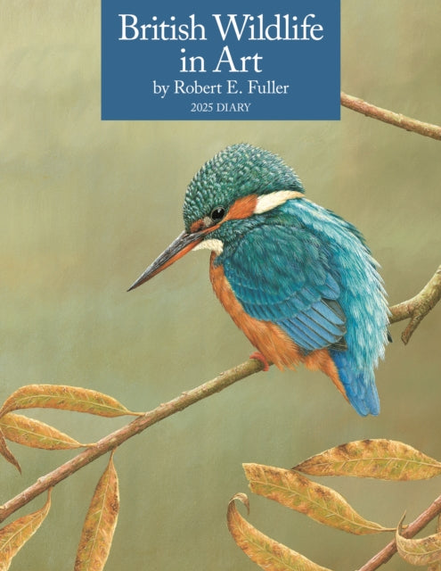 British Wildlife in Art by Robert Fuller Deluxe Diary A5 2025 – EMKA