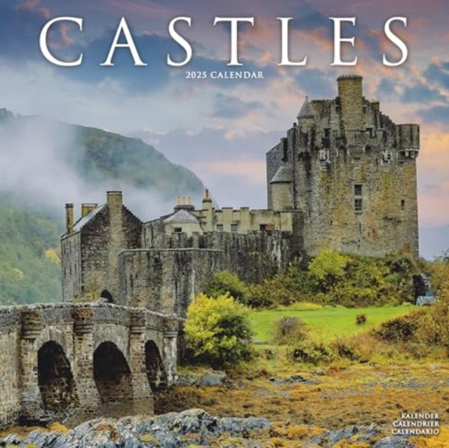 Castles Calendar 2025 Square Scenic Wall Calendar - 16 Month – EMKA