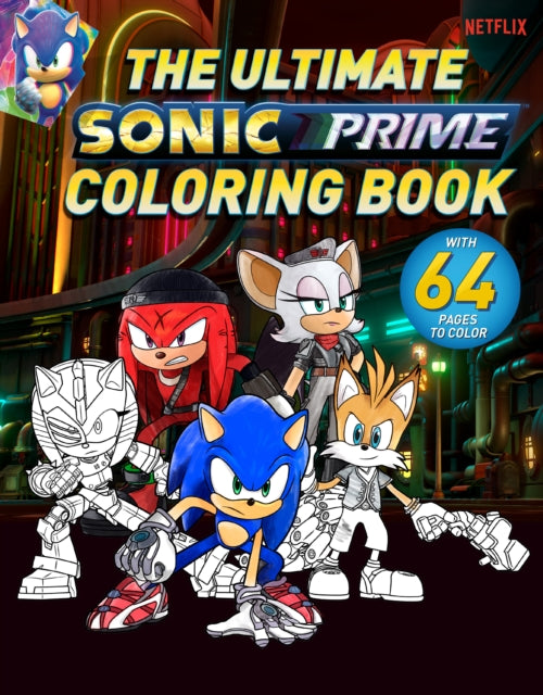 Ultimate Sonic Prime Coloring Book – EMKA