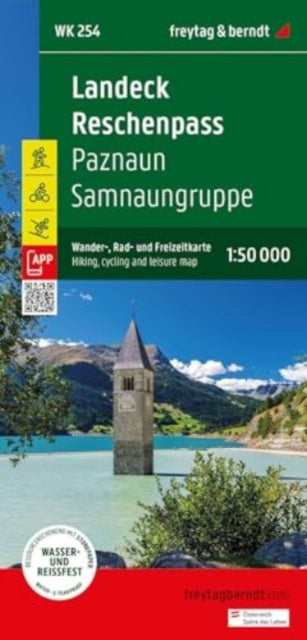 Landeck - Reschenpass Hiking, Cycling & Leisure Map – EMKA